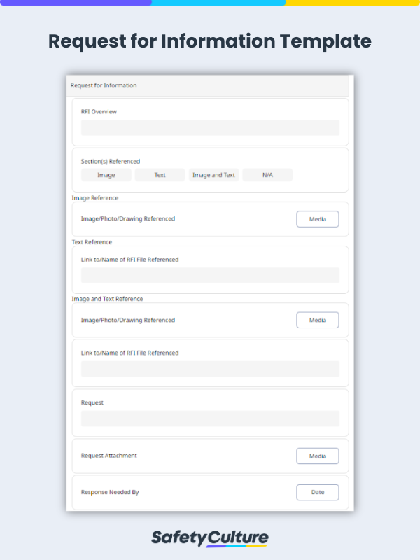 Rfi Template Fill Online Printable Fillable Blank