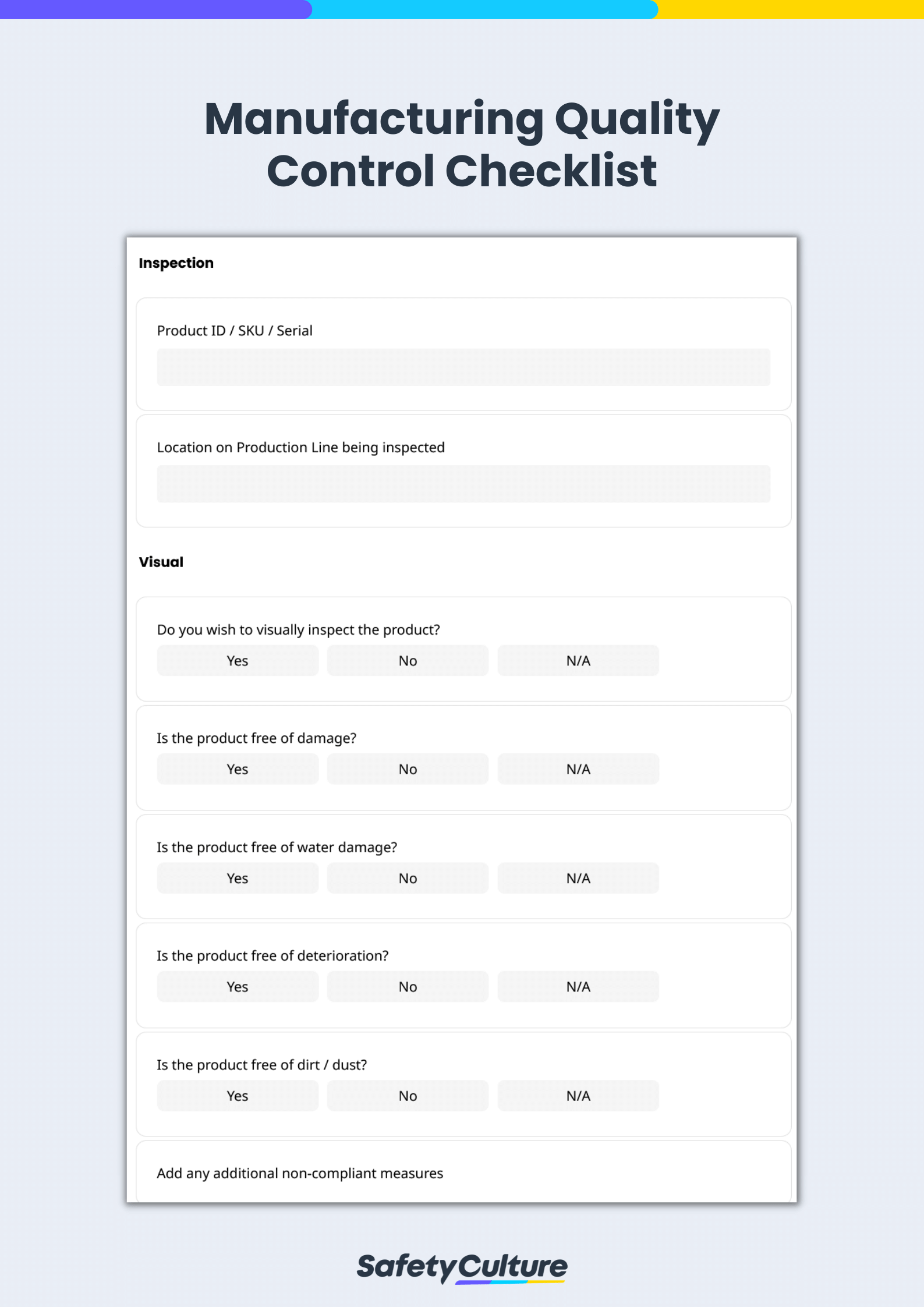 Plantilla De Lista De Control De Calidad Excel