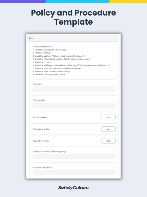 7 Procedure Manual Samples Examples Templates Sample Page 7 | Hr